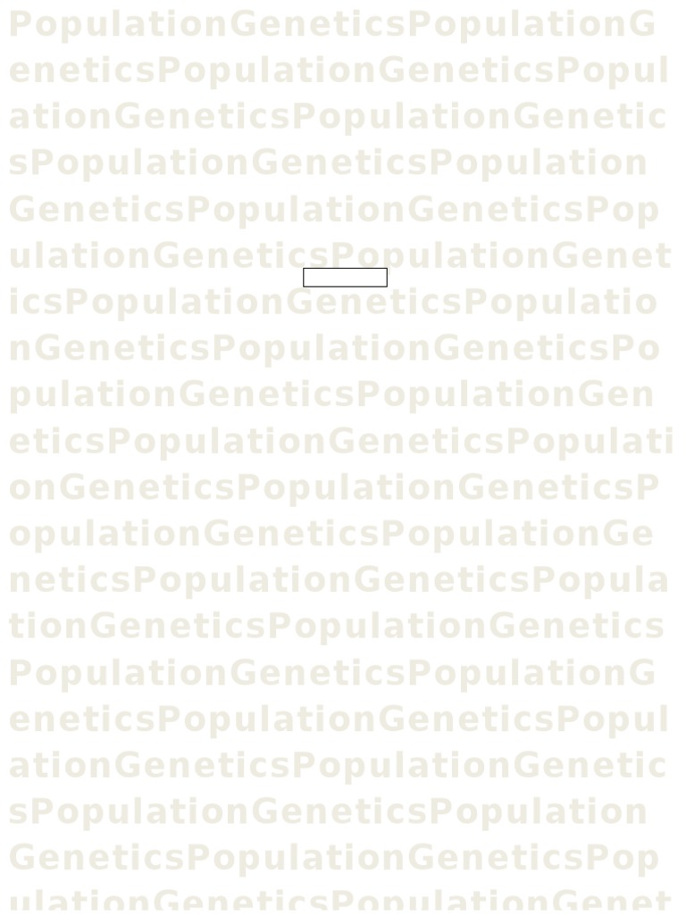 Effective Population Size: Assignment # 2 | PDF | Inbreeding | Population