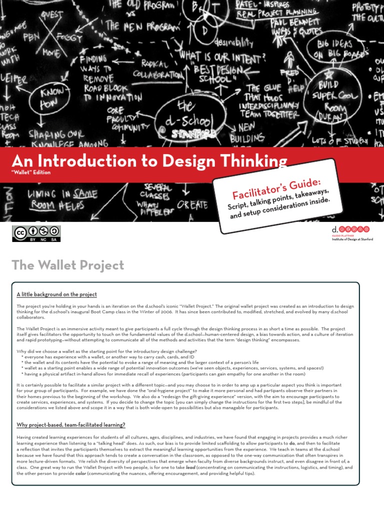Wallet Project: Design Thinking Guide | PDF | Design Thinking | Insight
