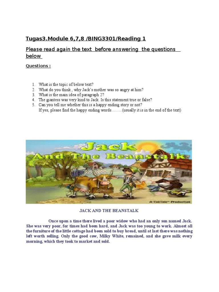 Please Read Again The Text Before Answering The Questions Below | PDF ...
