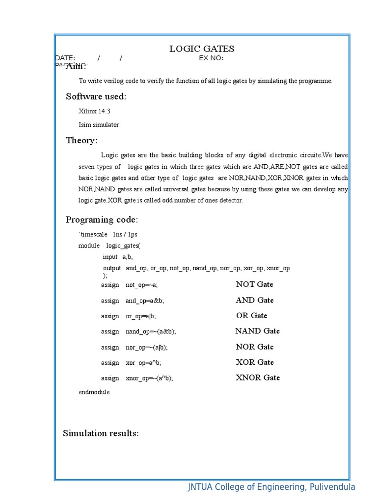 Verilog Programs | PDF | Vhdl | Electrical Circuits Verilog Programs | PDF | Vhdl | Electrical Circuits
