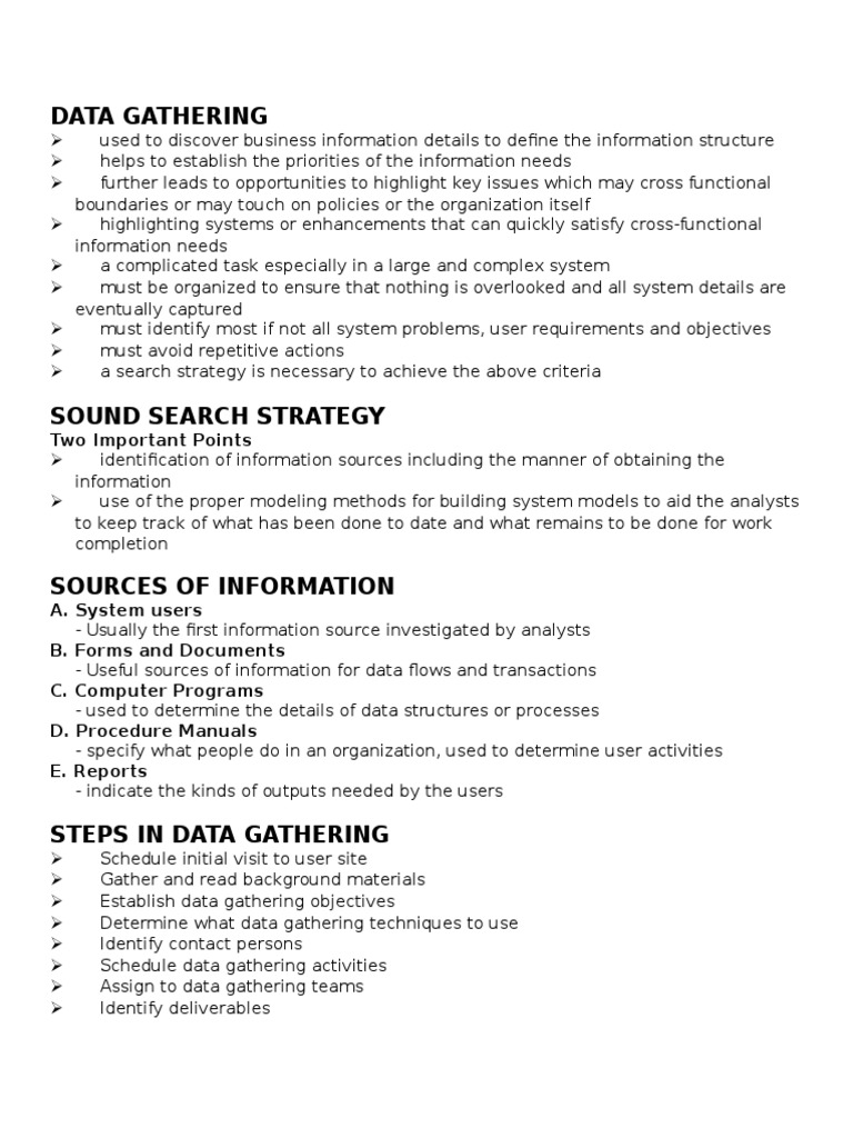 Data Gathering and Fact Finding | PDF | Intelligence Analysis ...