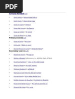 Islamic Books and Authors Overview | PDF | Hadith | Muhammad