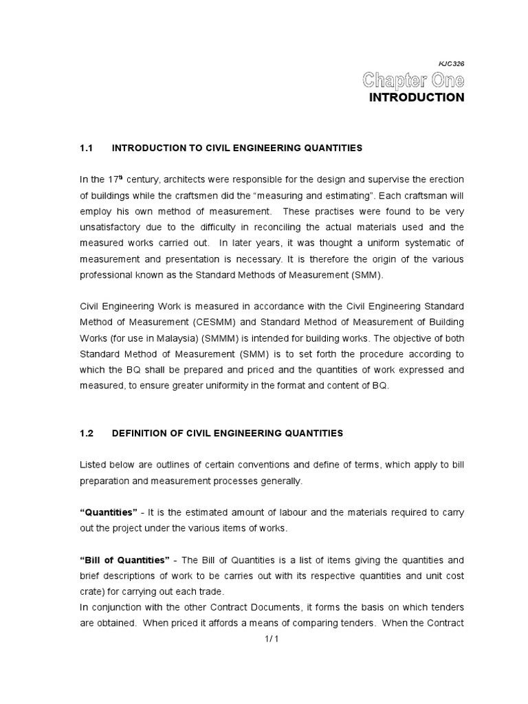 Chapter 1 (Introduction+types of Tender) | PDF | Specification ...