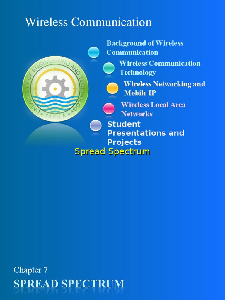 Wireless Communication: Spread Spectrum | PDF | Radio | Modulation