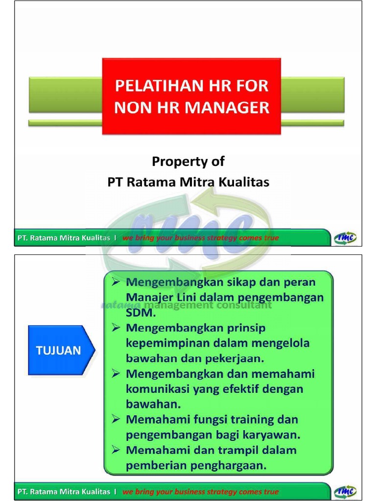 HR For Non HR Manager | PDF | Labour | Business
