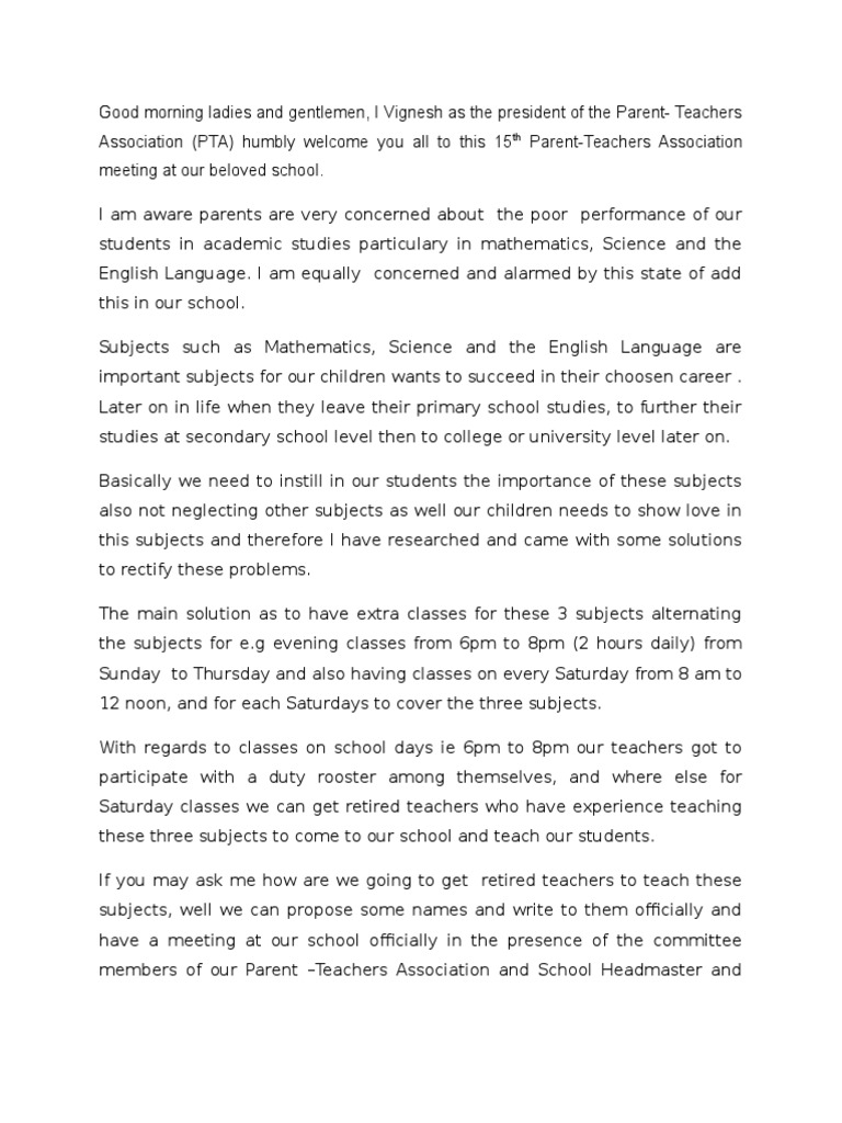 Good Morning Ladies and Gentlemen | PDF | Teachers | Classroom