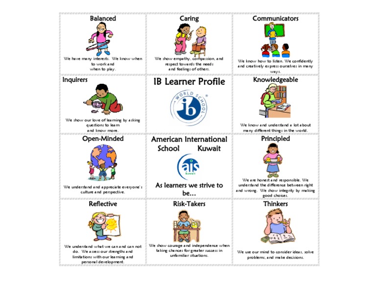 Balanced Ib Learner Profile