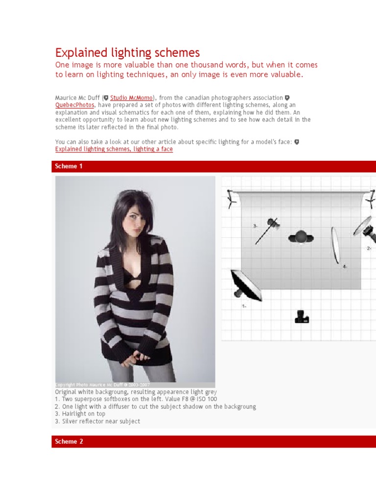 (Tutorial) Explained Lighting Schemes | PDF