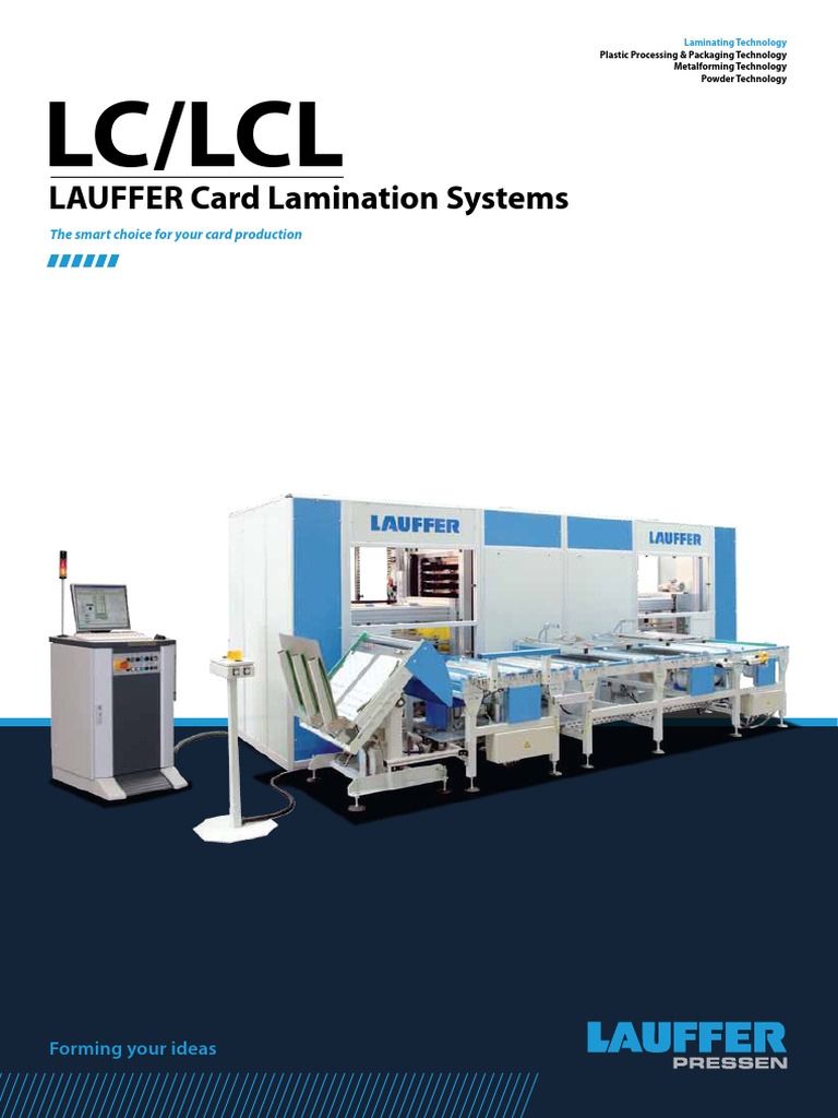 Lauffer Card Lamination Systems Overview | PDF | Hvac | Automation