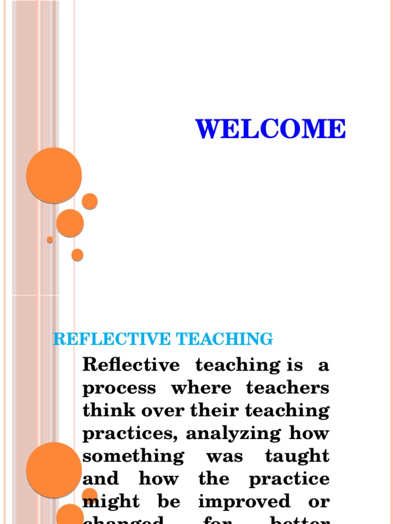 Understanding Reflective Teaching Practices | PDF | Education Theory ...