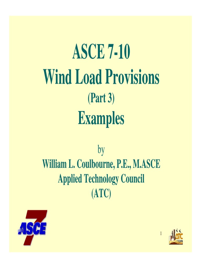 ATC Wind Load Guide Line Part 3 | PDF | Framing (Construction ...