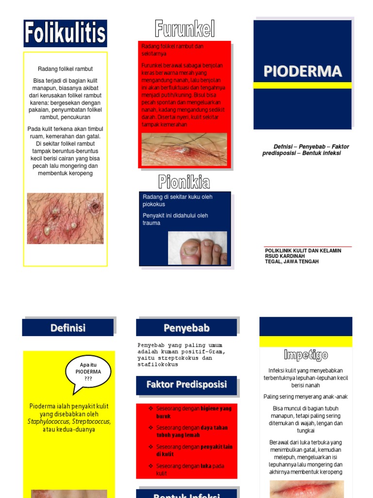 Leaflet Pioderma | PDF | Sains & Matematika