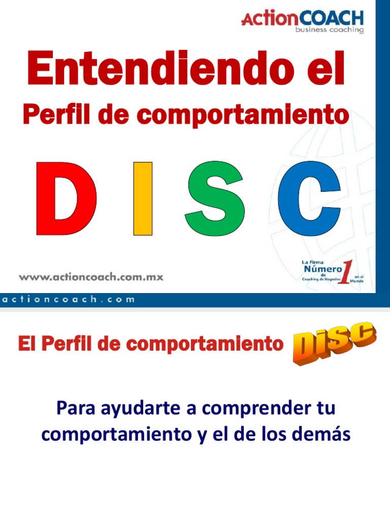Entendiendo El Perfil DISC | PDF | Toma de decisiones | Comportamiento