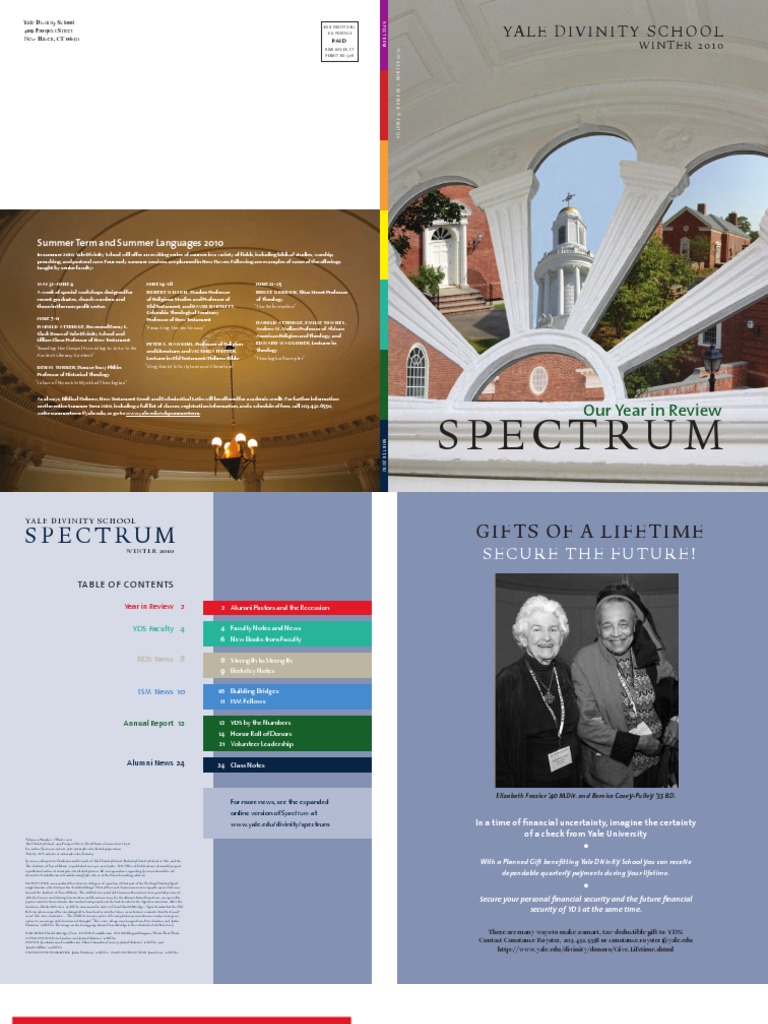 Spectrum, Winter 2010, Our Year in Review | PDF | Theology | Jesus