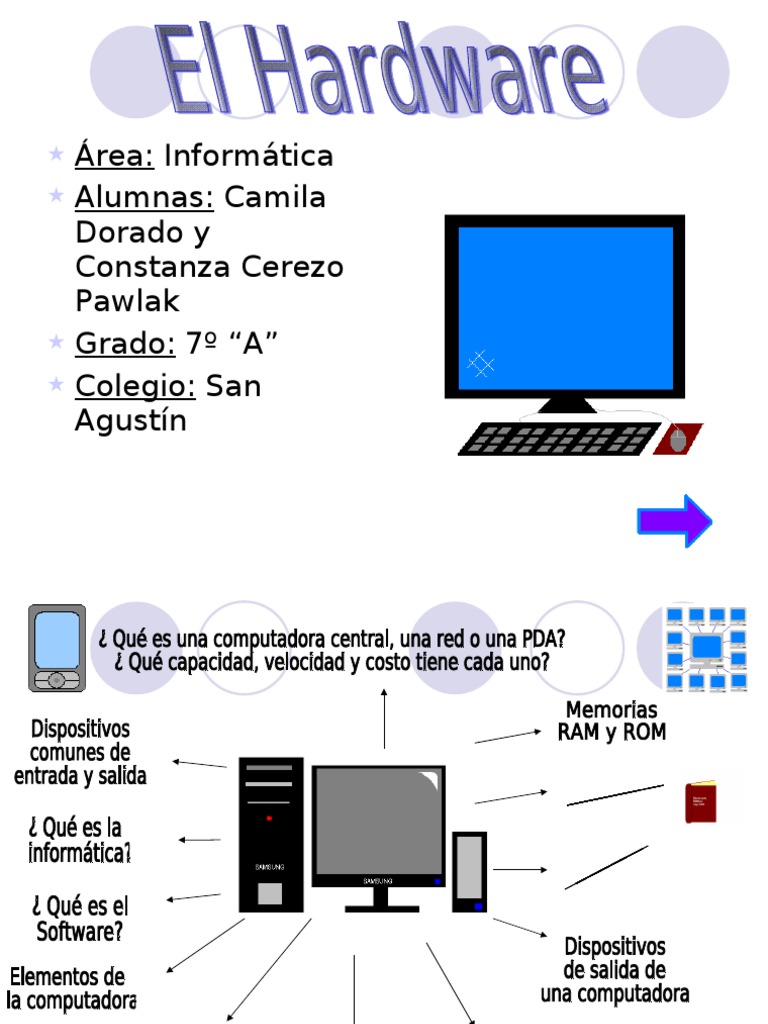 El Hardware | PDF | Periférico | Hardware de la computadora