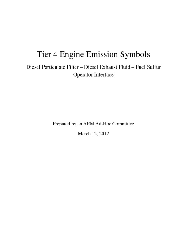 Emission Symbols | PDF | Exhaust Gas | Diesel Engine