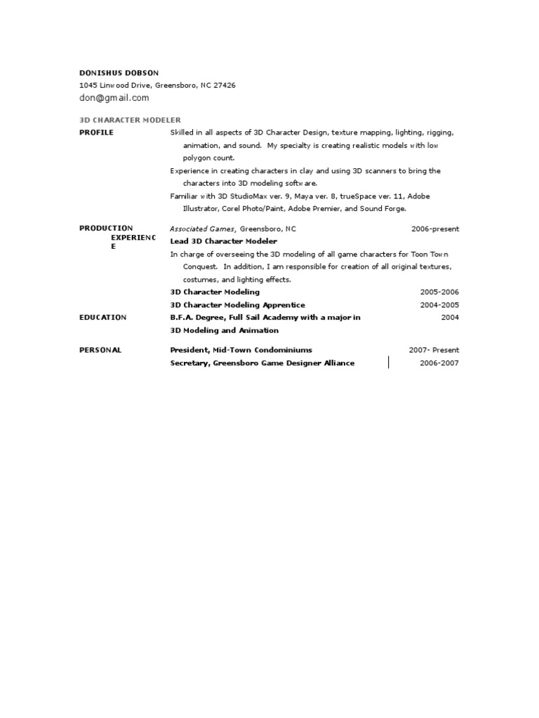 Don Resume | PDF