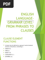 The Five Sentence Structures (SV, SVC, SVO, SVOO, SVOC) | PDF | English ...