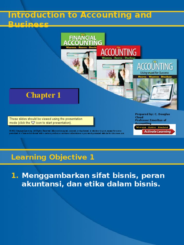 CH 1 Introduction To Accounting and Business Ind | PDF | Generally ...