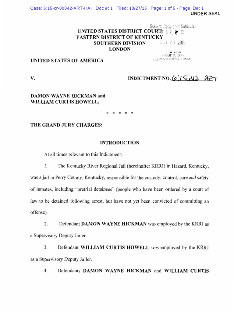 Indictment | Download Free PDF | United States Federal Probation And ...