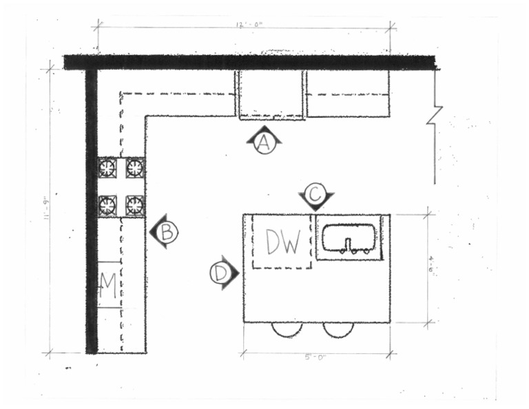 Blown - Up Kitchen Floor Plan | PDF