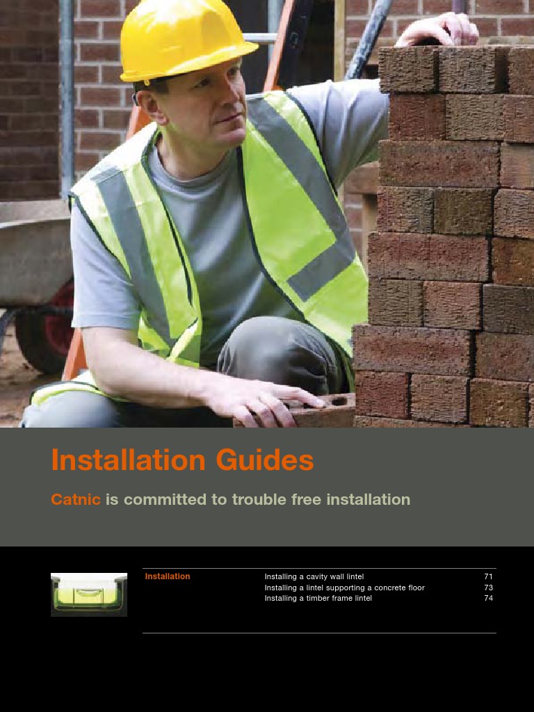 Lintel Installation Guide | PDF | Masonry | Wall