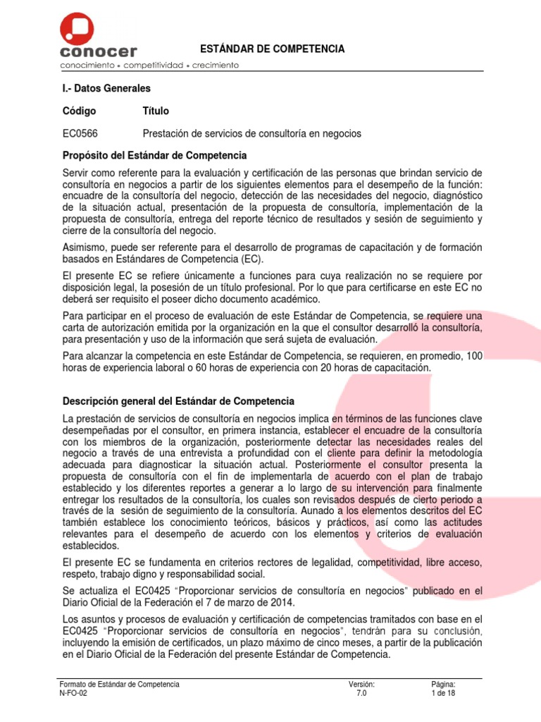 Norma Conocer | PDF | Calidad (comercial) | Cliente