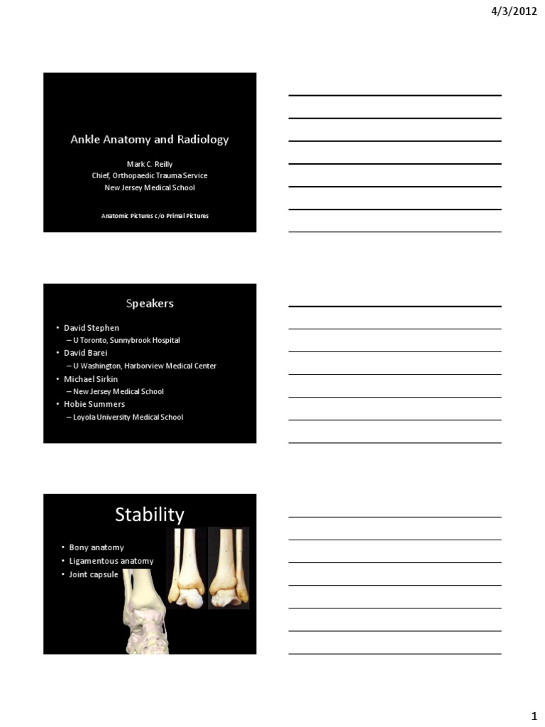 AOTrauma NA Presents Ankle Fractures | PDF | Ankle | Musculoskeletal System