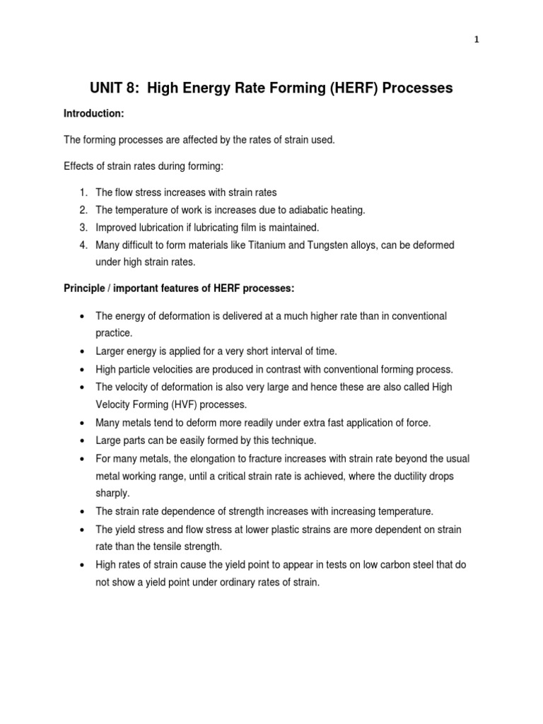 High Energy Rate Forming | PDF | Explosive Material | Inductor