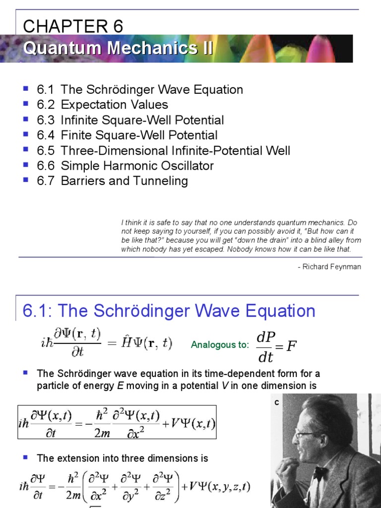 Modern Physics 7 | PDF | Schrödinger Equation | Wave Function