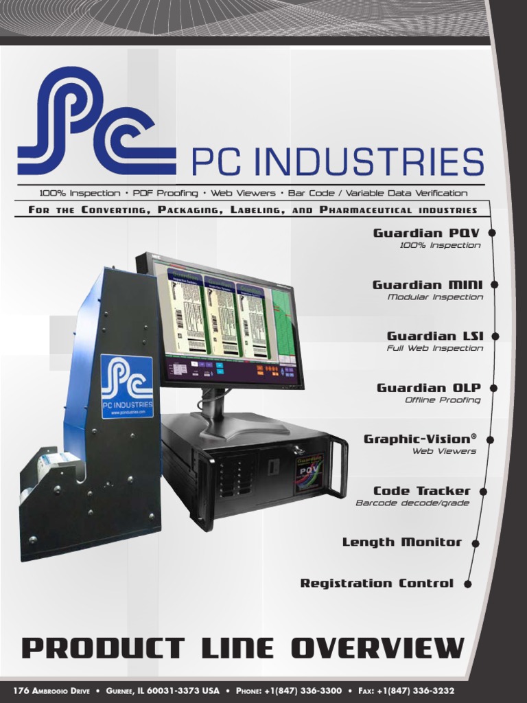 PC Industries Product Line Overview | PDF | Image Scanner | Barcode
