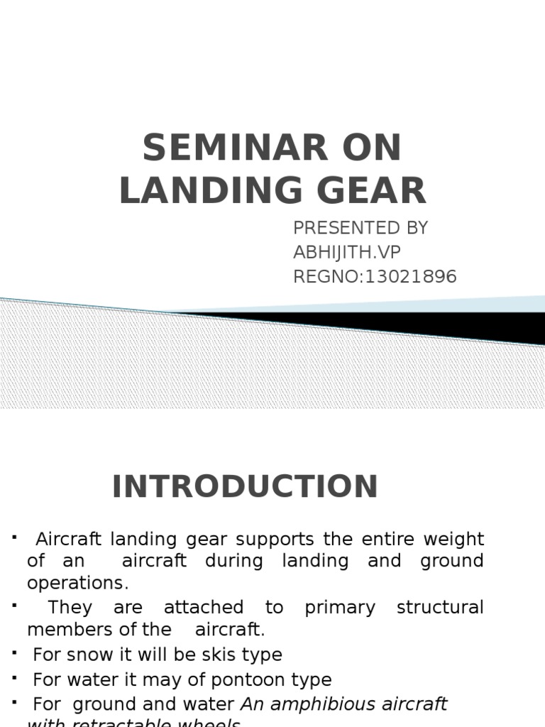 Landing Gear | PDF | Landing Gear | Brake