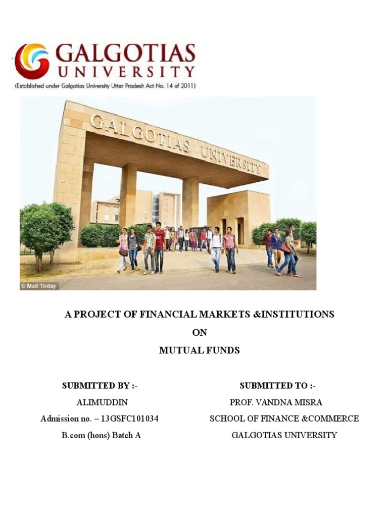 Mutual Funds Project Overview | PDF