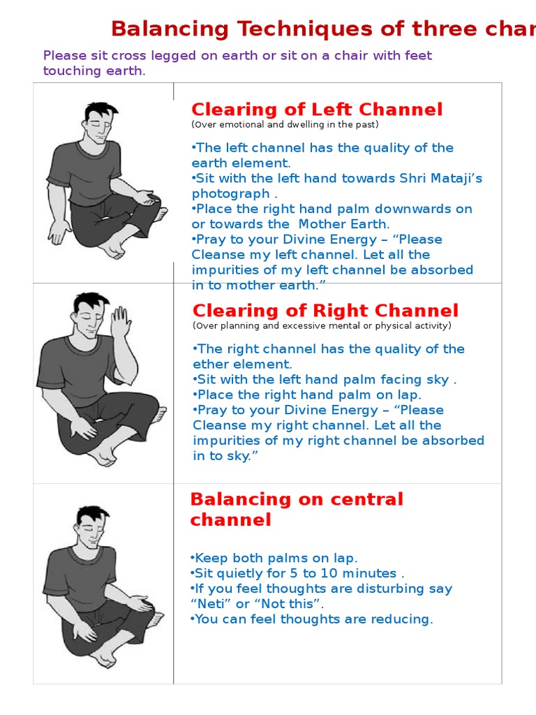 Balancing Technique | PDF | Wellness | Religion & Spirituality
