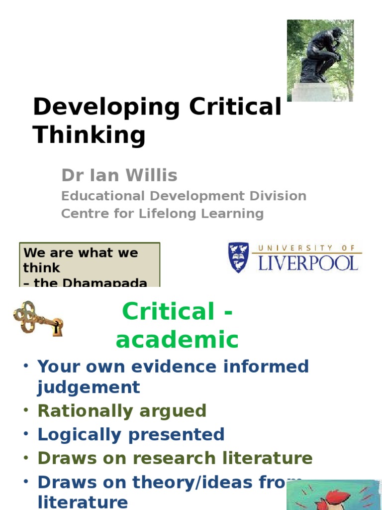 Critical Thinking | Download Free PDF | Critical Thinking | Argument