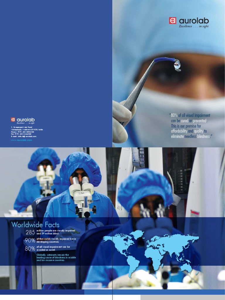 Aurolab Organization Brochure | PDF | Medicine | Wellness