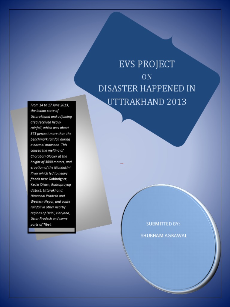 Evs Project | PDF | Disaster And Accident | Flood