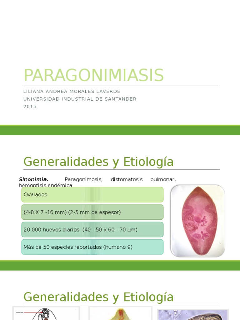 PARAGONIMIASIS | PDF | Tos | Ciencias de la Salud