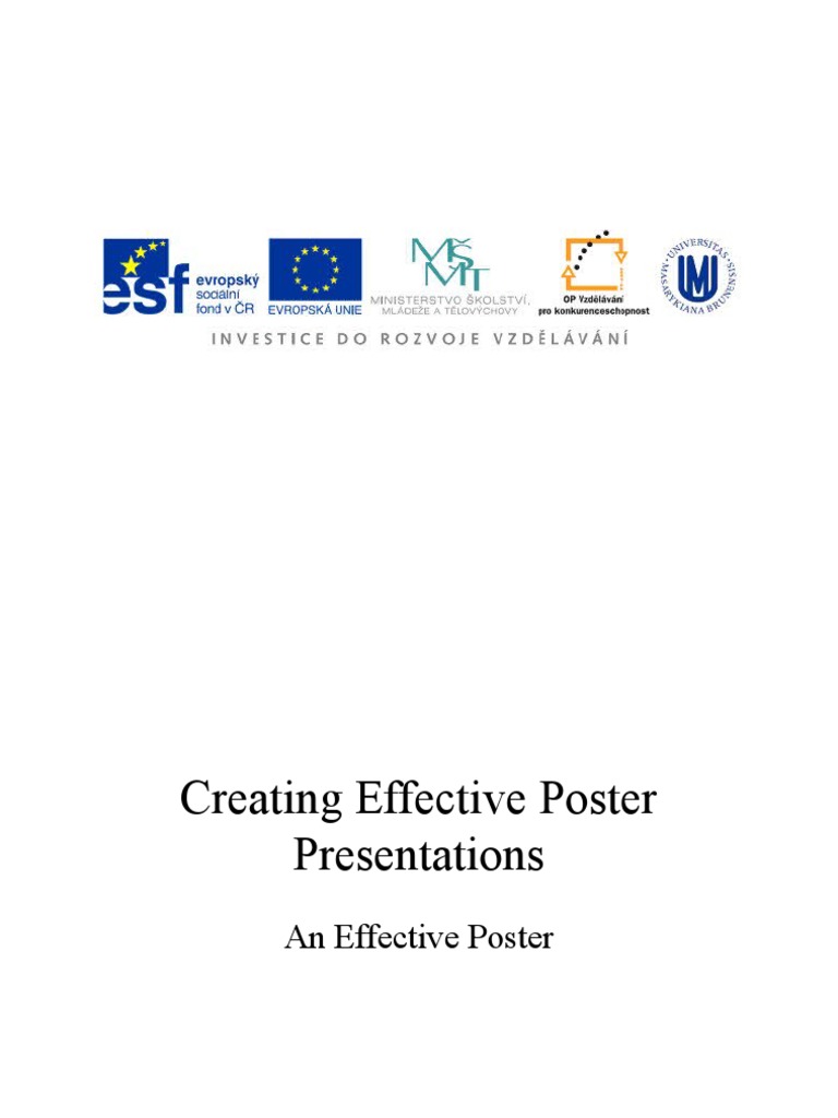 Effective Poster Presentations | Graphics | Infographics