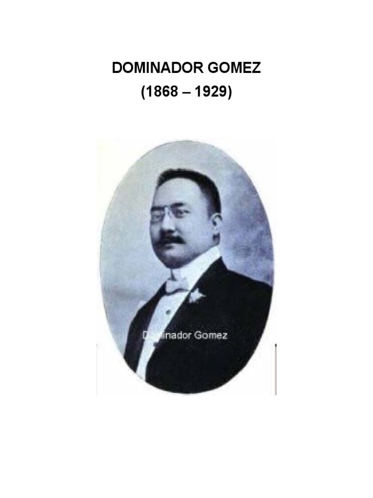 Dominador Gomez | PDF