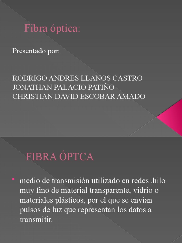 Fibra Ptica | PDF | Entretenimiento (general)