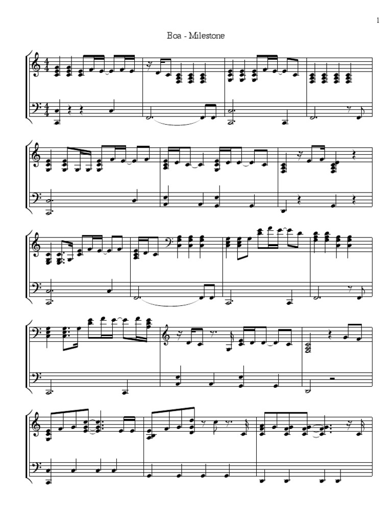 Boa - Milestone | PDF