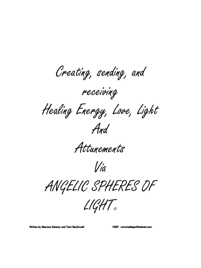 Angelic Spheres of Light | PDF | Chakra | Religious Behaviour And ...