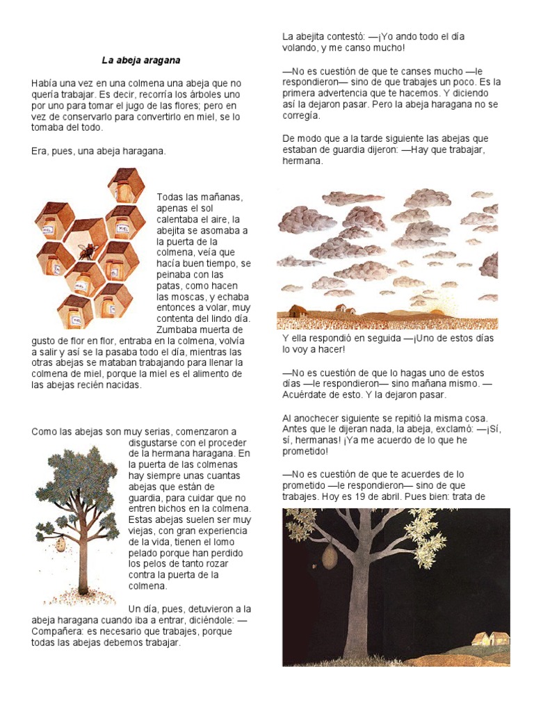 La Abeja Aragana Pdf Colmena Abejas