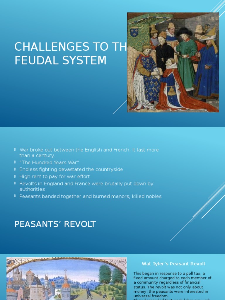 W Chapter 1 - Challenges To The Feudal System | PDF | Black Death ...