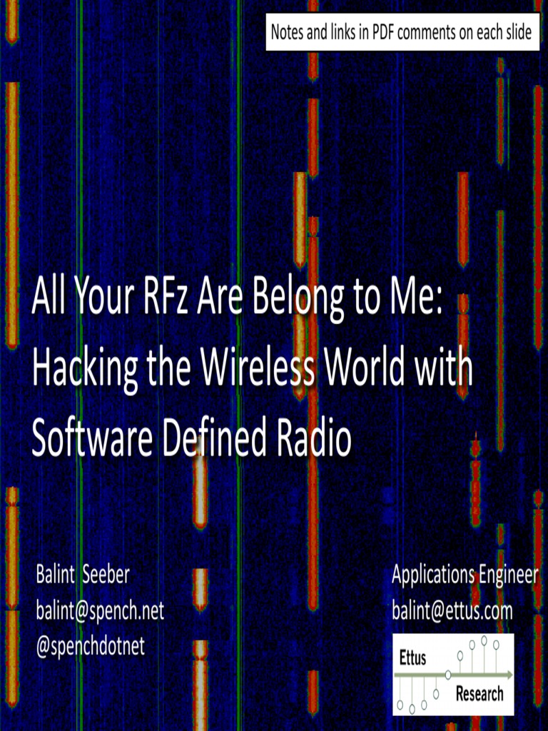 Hacking the Wireless World with Software Defined Radio | PDF ...