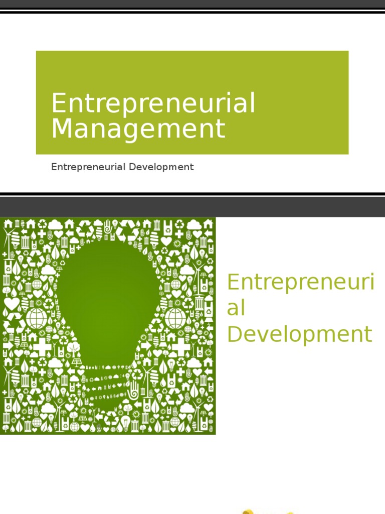 Entrepreneurial Management | PDF | Entrepreneurship | Strategic Management