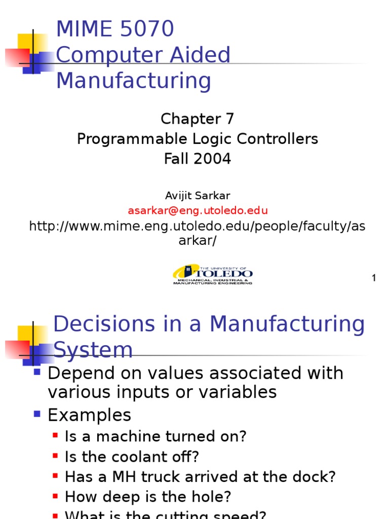 Chapter 7 | PDF | Programmable Logic Controller | Logic Gate