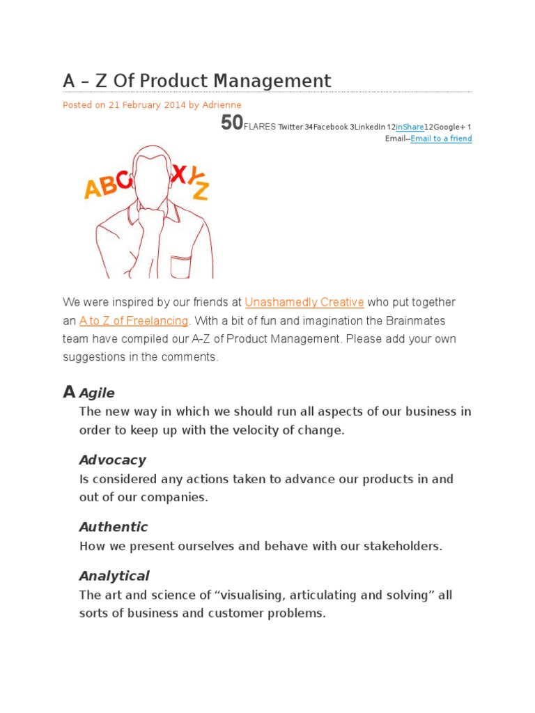 Product Management Terms | PDF | Agile Software Development | Strategic Management