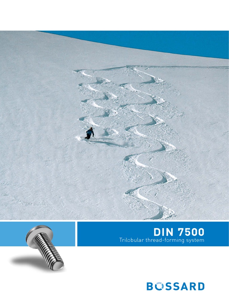 Din 7500 en | PDF | Screw | Crafts